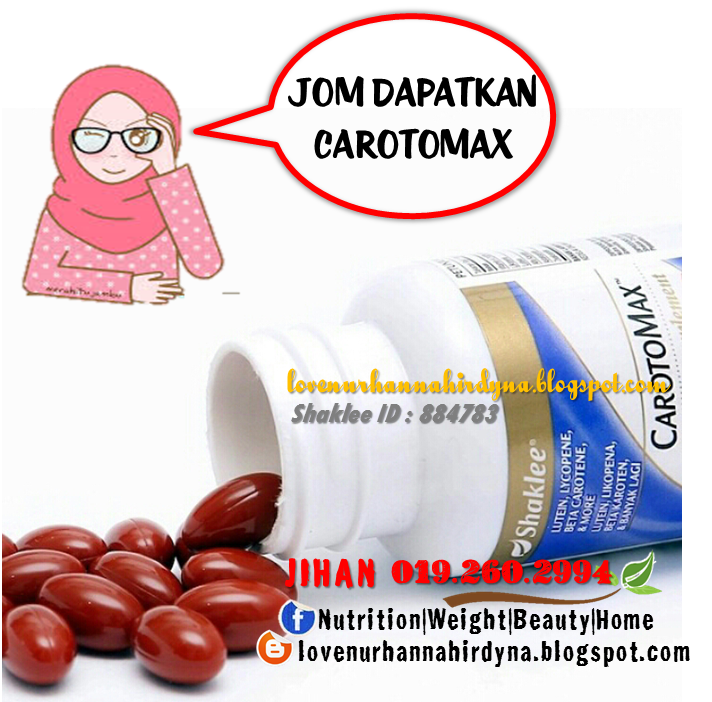 Carotomax Shaklee untuk masalah penglihatan! | Little Hannah's VitaHouse