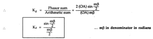 Distribution Factor (Kd)