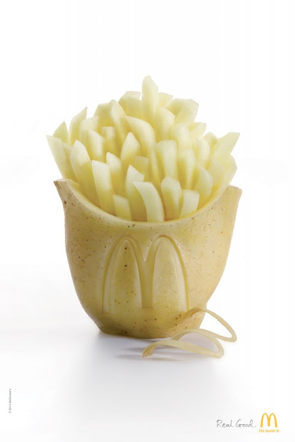 The Creative Ad World: McDonalds “Whole Potato”