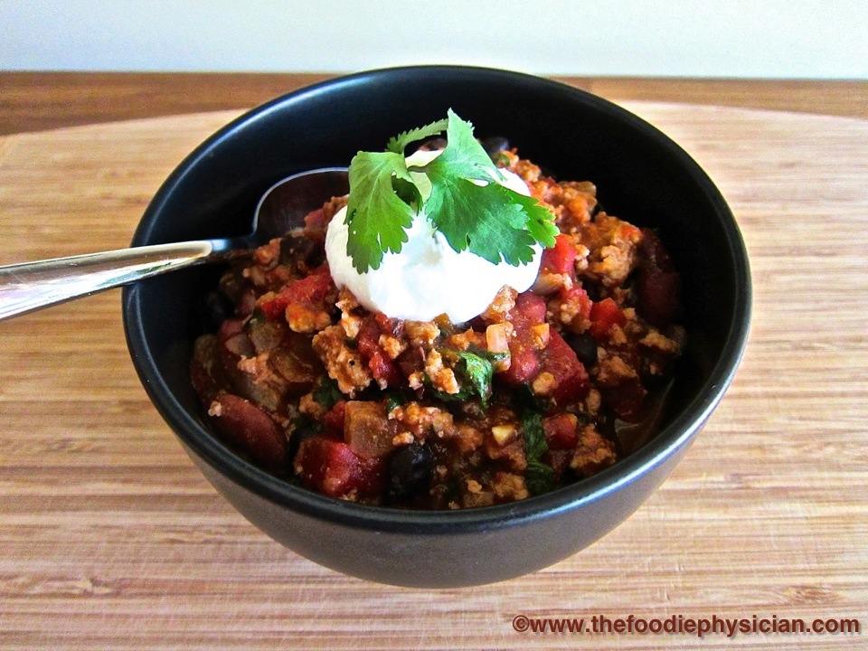 Dining with the Doc: Turkey and Bean Chili | The Foodie Physician