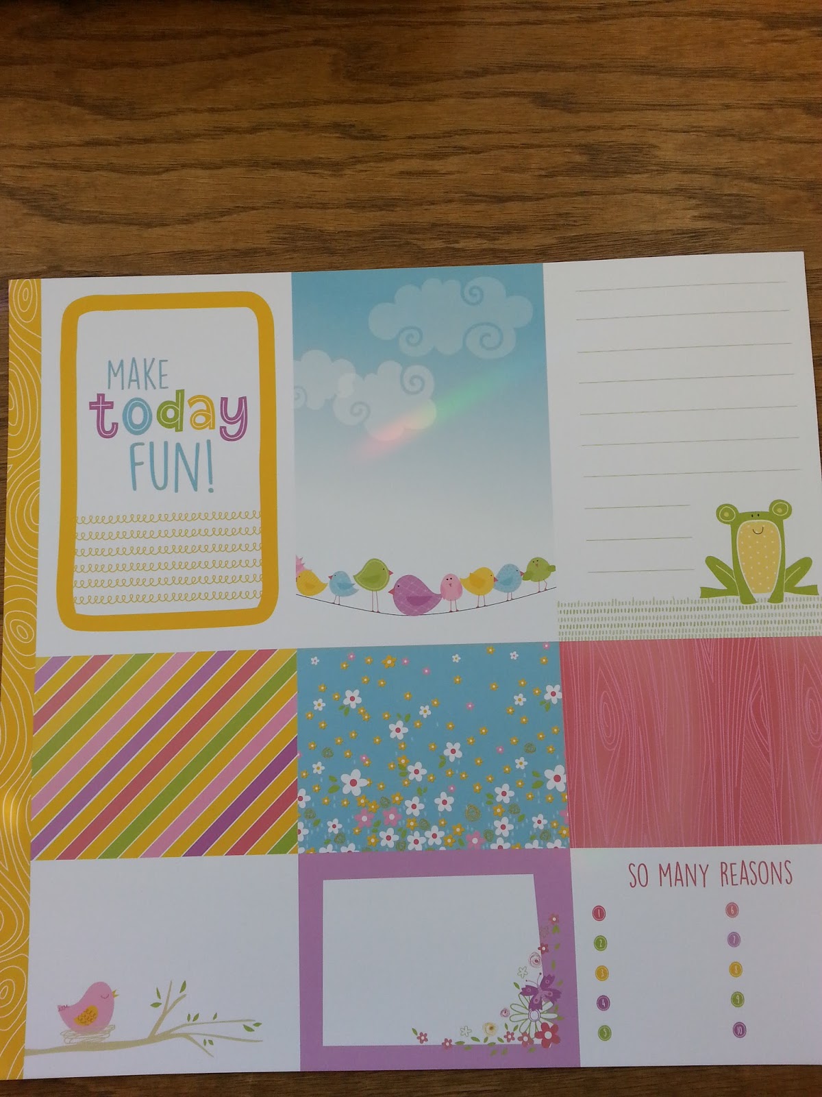 Marian's Creations: #1 Card of six using the Penelope Paper Packet