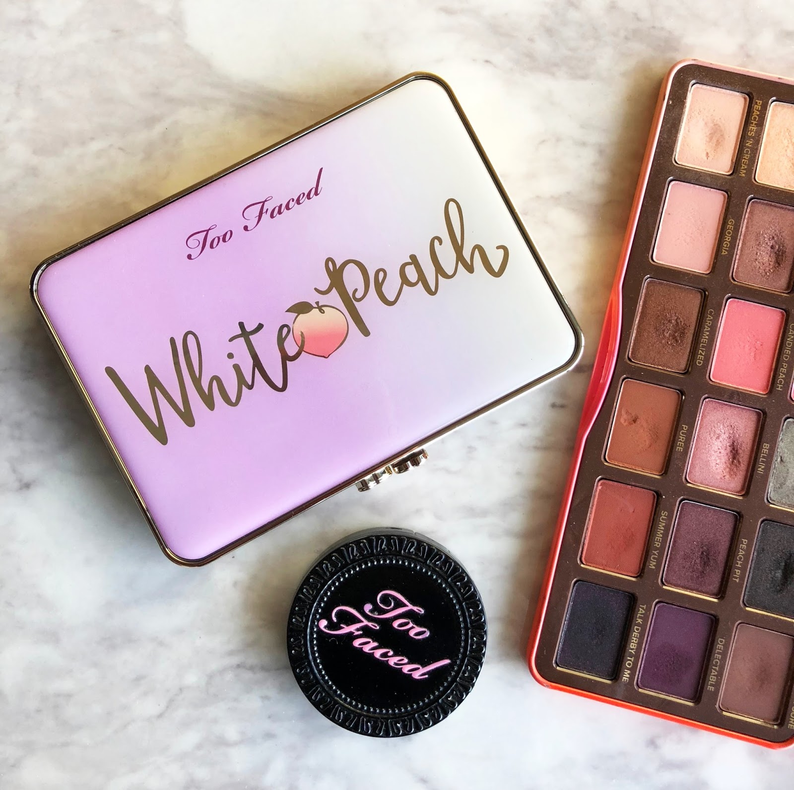 Too Faced White Peach Palette Valentine's Day Tutorial for Asian Eyes ...