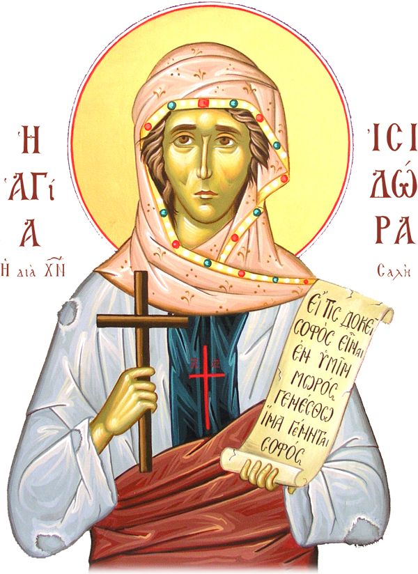 ORTHODOX CHRISTIANITY THEN AND NOW: Venerable Isidora the Fool for ...