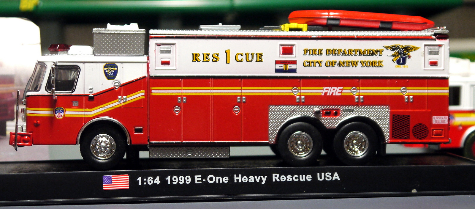 My Code 3 Diecast Fire Truck Collection: E-One FDNY Heavy Rescue #1