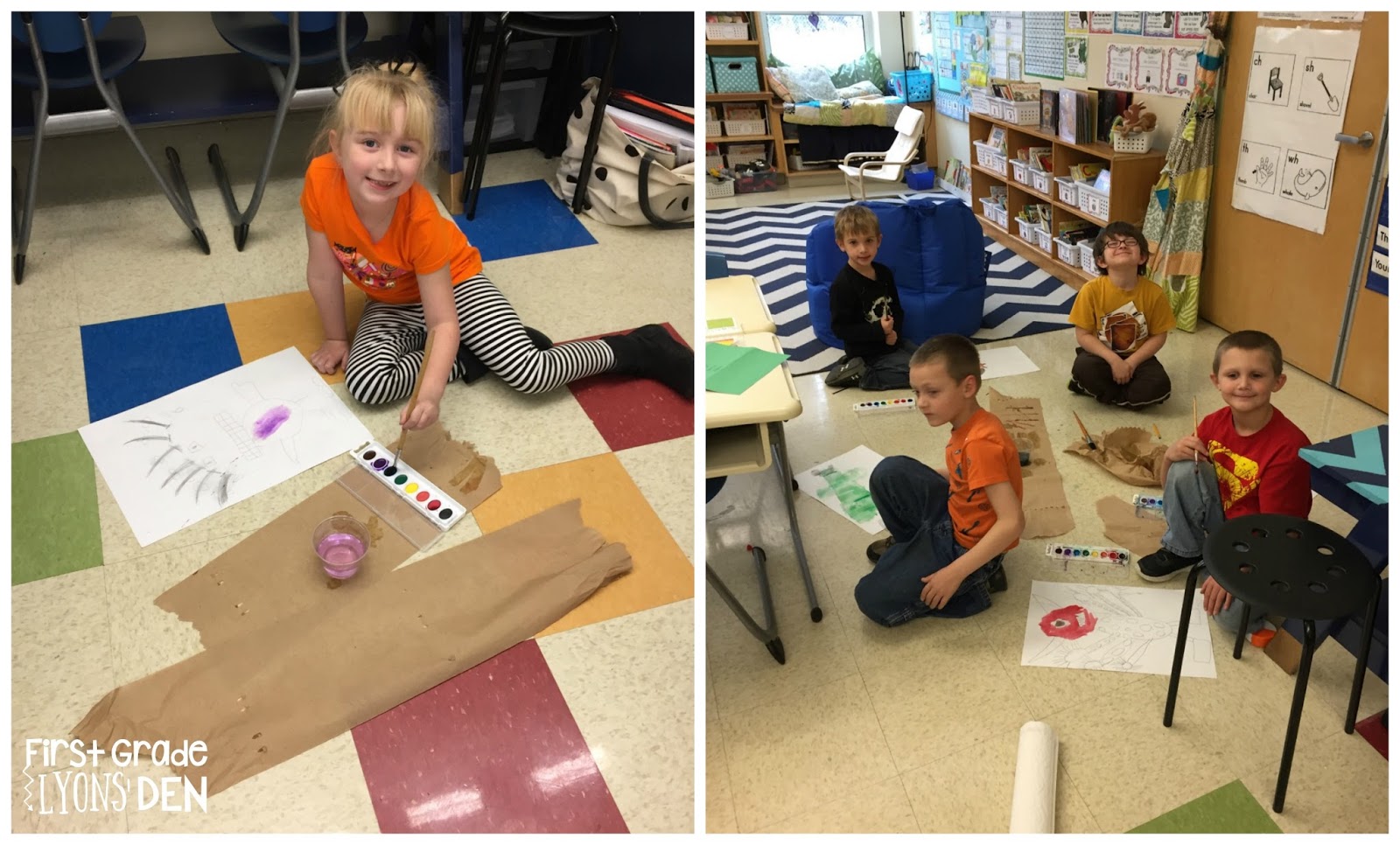 First Grade Lyons' Den: Hey, That's My Monster!