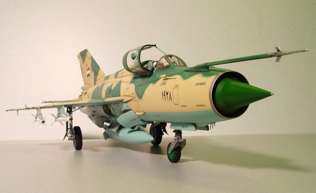 Ed Okun "Modeling Military History": Syrian MiG-21MF in 1973 Yom Kippur ...