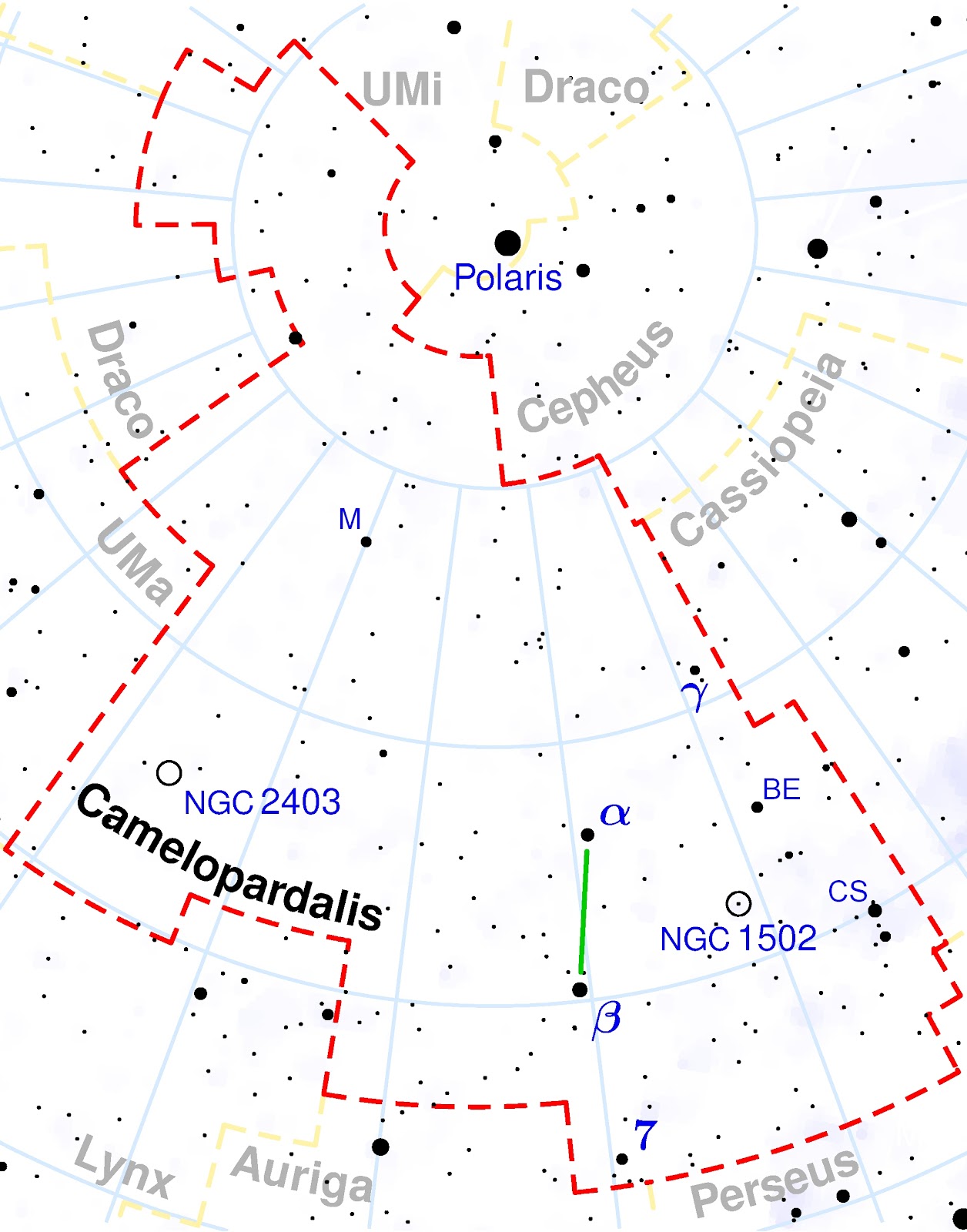 Astronomia: Camelopardalis ( Girafa )