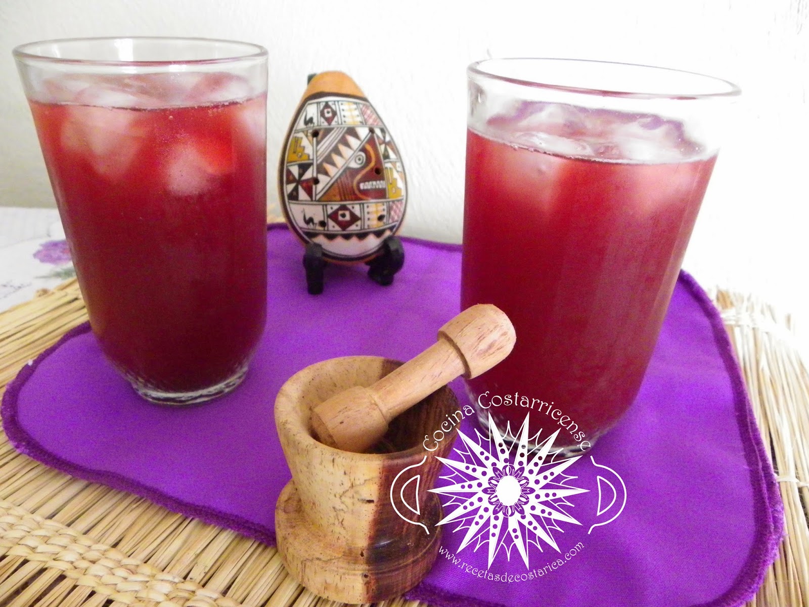 Cocina Costarricense: chicha morada