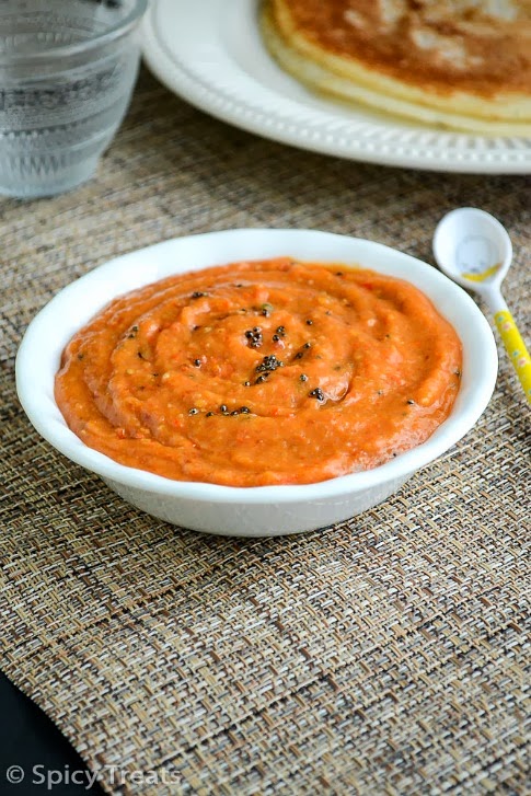 Spicy Treats: Aloo Capsicum Chutney / Potato Red Bell Pepper Chutney ...