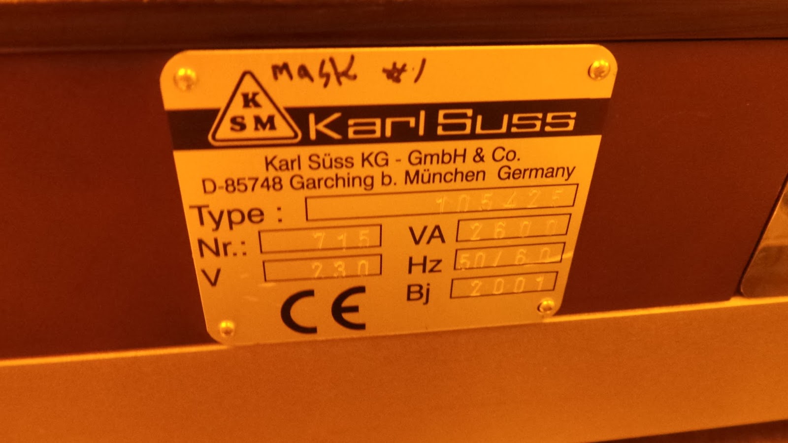 SemiStory.com: Used Mask Aligner Karl Suss MA6 for sale