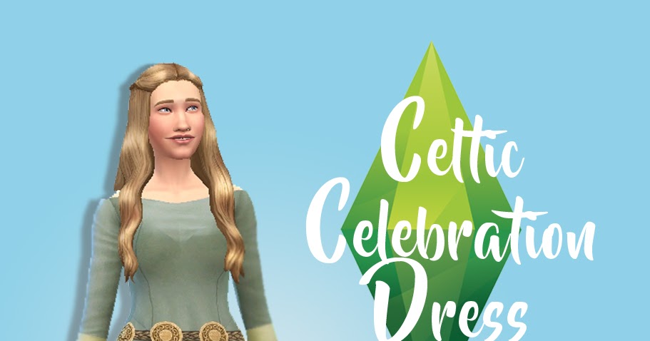 TS4: Celtic Celebration Dress | History Lover's Sims Blog
