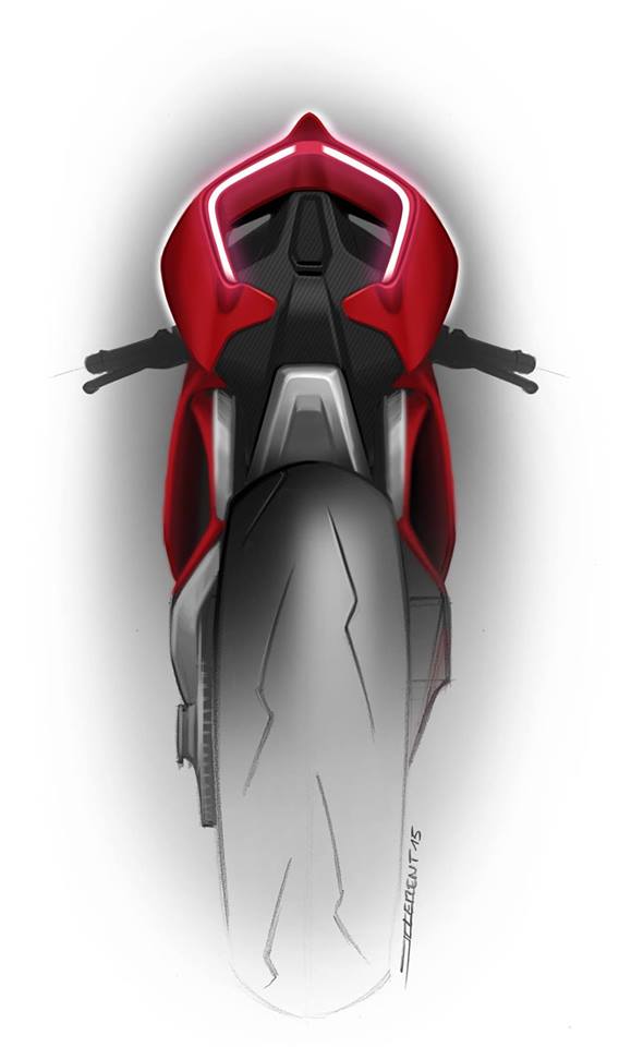 Racing Cafè: Design Corner - Ducati Panigale V4 Sketches by Julien Clement