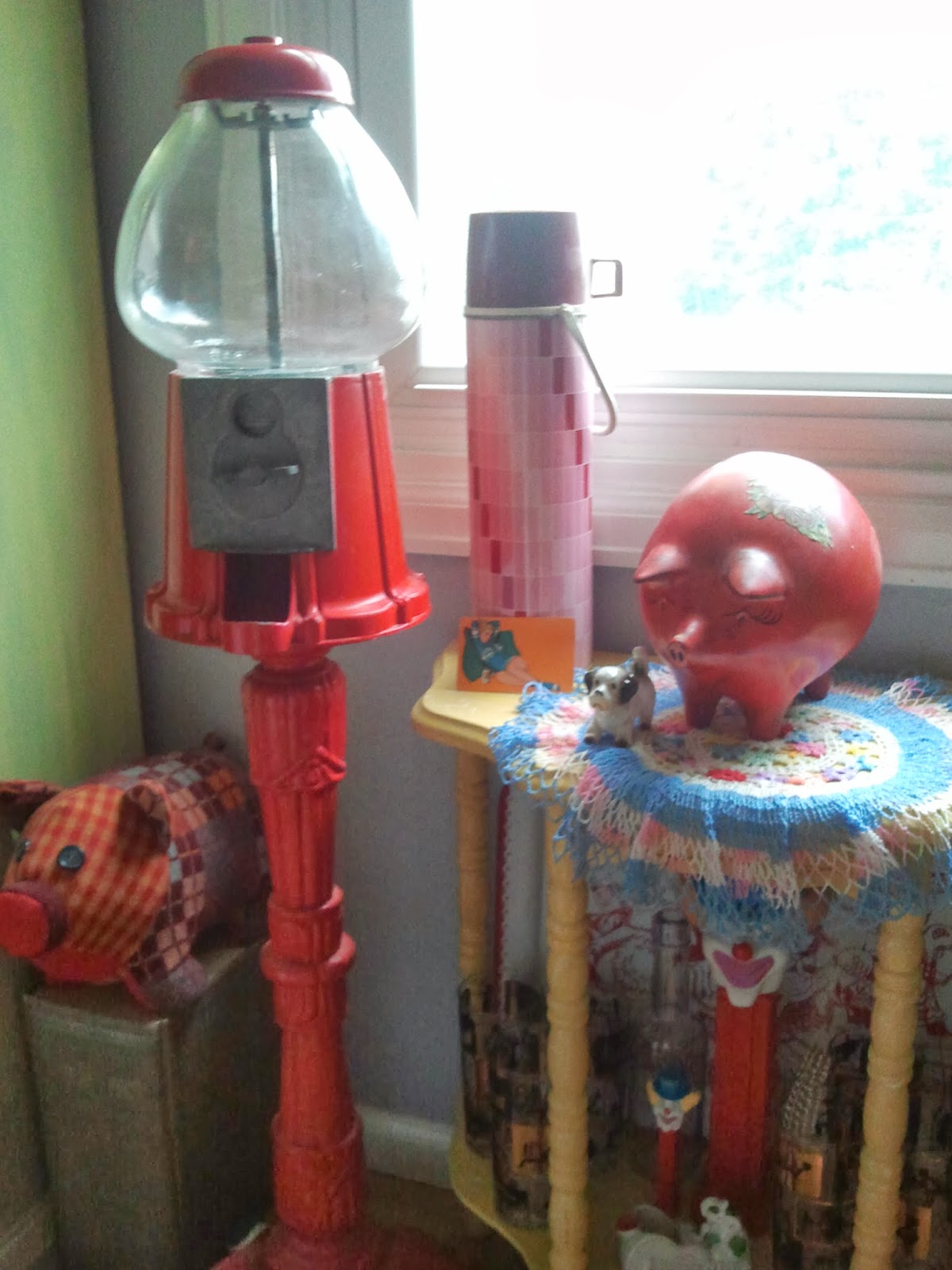 Rummaged Treasure: Gumball machine