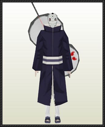 PUTRA'S BLOG: Papercraft Naruto - Obito Uciha / Tobi
