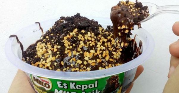 Cara membuat es kepal Milo Dengan Anеkа topping - serbaCARA.com ...