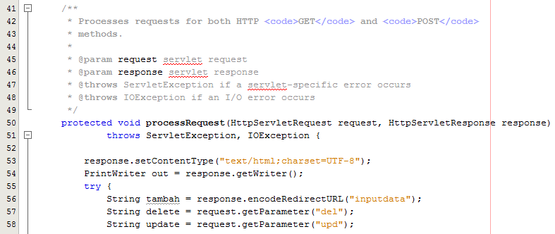 Knowledge, Technology and Information: Program Input Data Menggunakan Hashtable di Java Servlet
