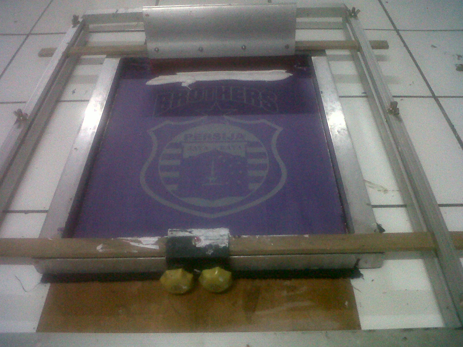 SCREEN PRINTING: ALAT SABLON FRAME PRESISI