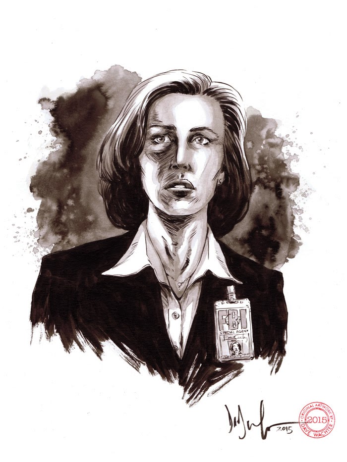 DaveDrawsComics: The Blog!: Special Agent Dana Scully