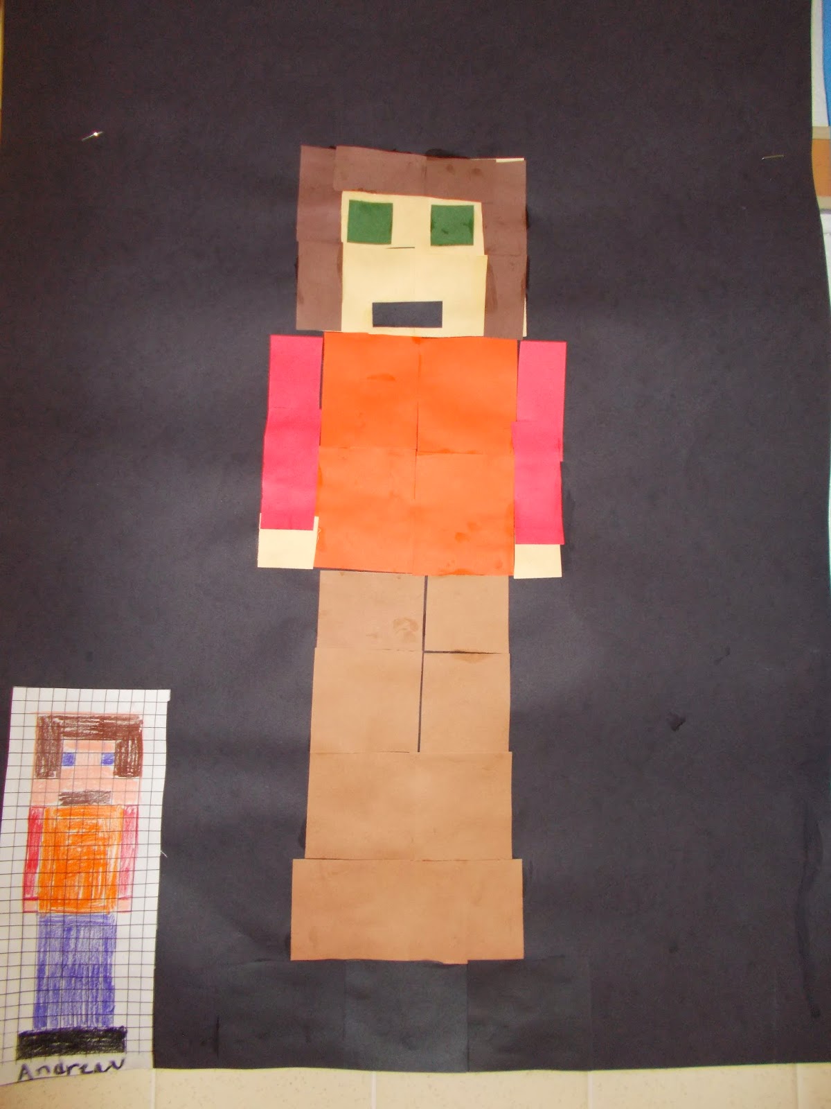 Mrs. Pierce's Polka Dot Spot: Pixel Self Portraits