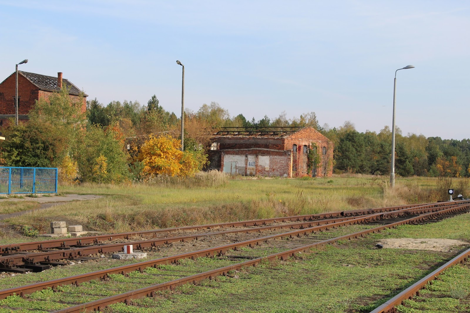 Death Camps In Poland: Locomotive Shed at Belzec; Loco Shed 1
