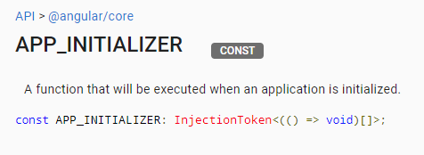 How To Set Up Extra Application Initialization in an Angular App