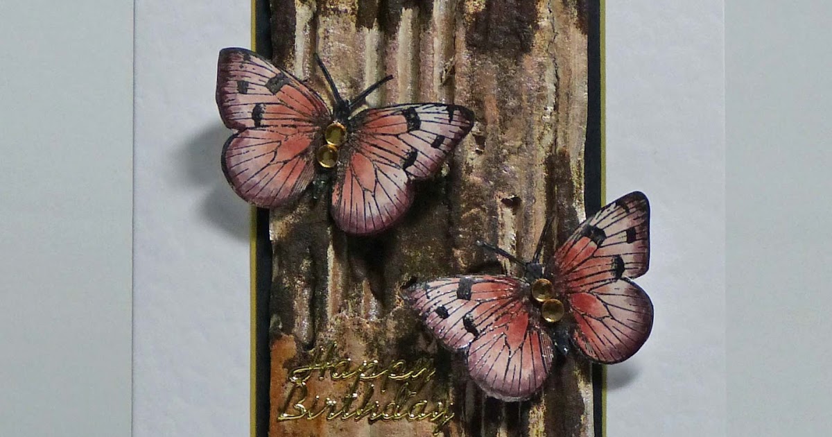 Cathy's Card Spot: Rustic Butterflies.