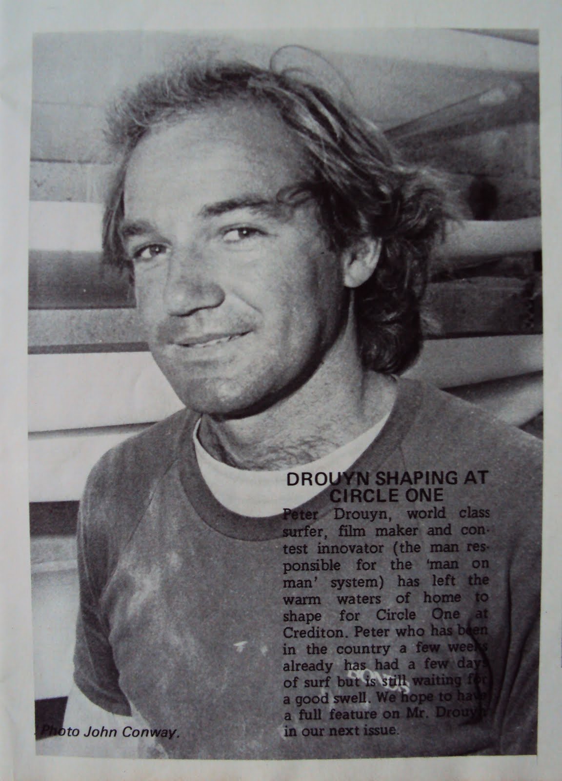 vintage surfboard collector UK: Circle One by Peter Drouyn