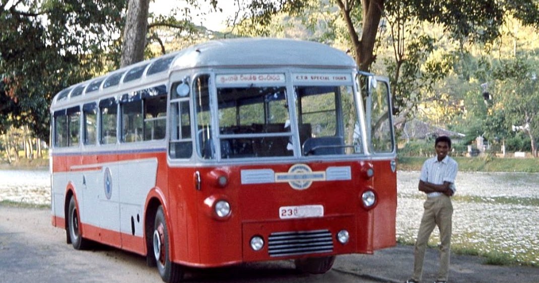 SLTB buses - ශ්‍රී ලංගම බස්: AEC RFW coach from CTB Specail Tours