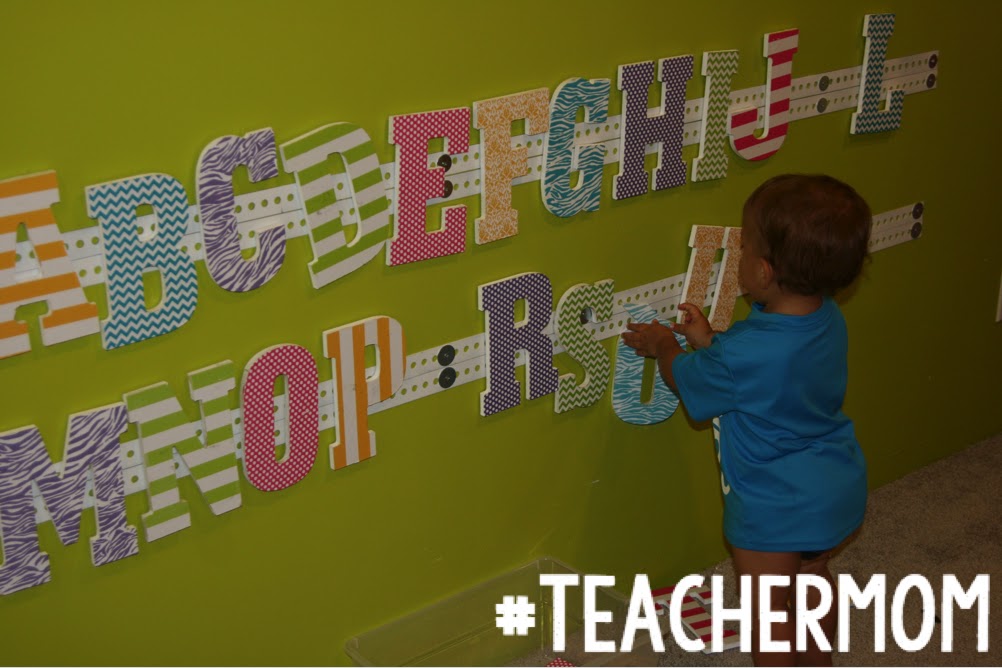 DIY Magnetic Letter Wall | Buck & Chuck