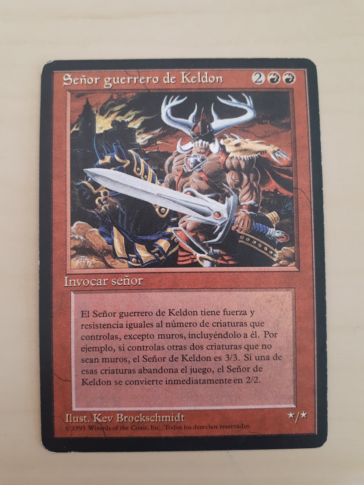 Magic de los 90: El Keldon Warlord