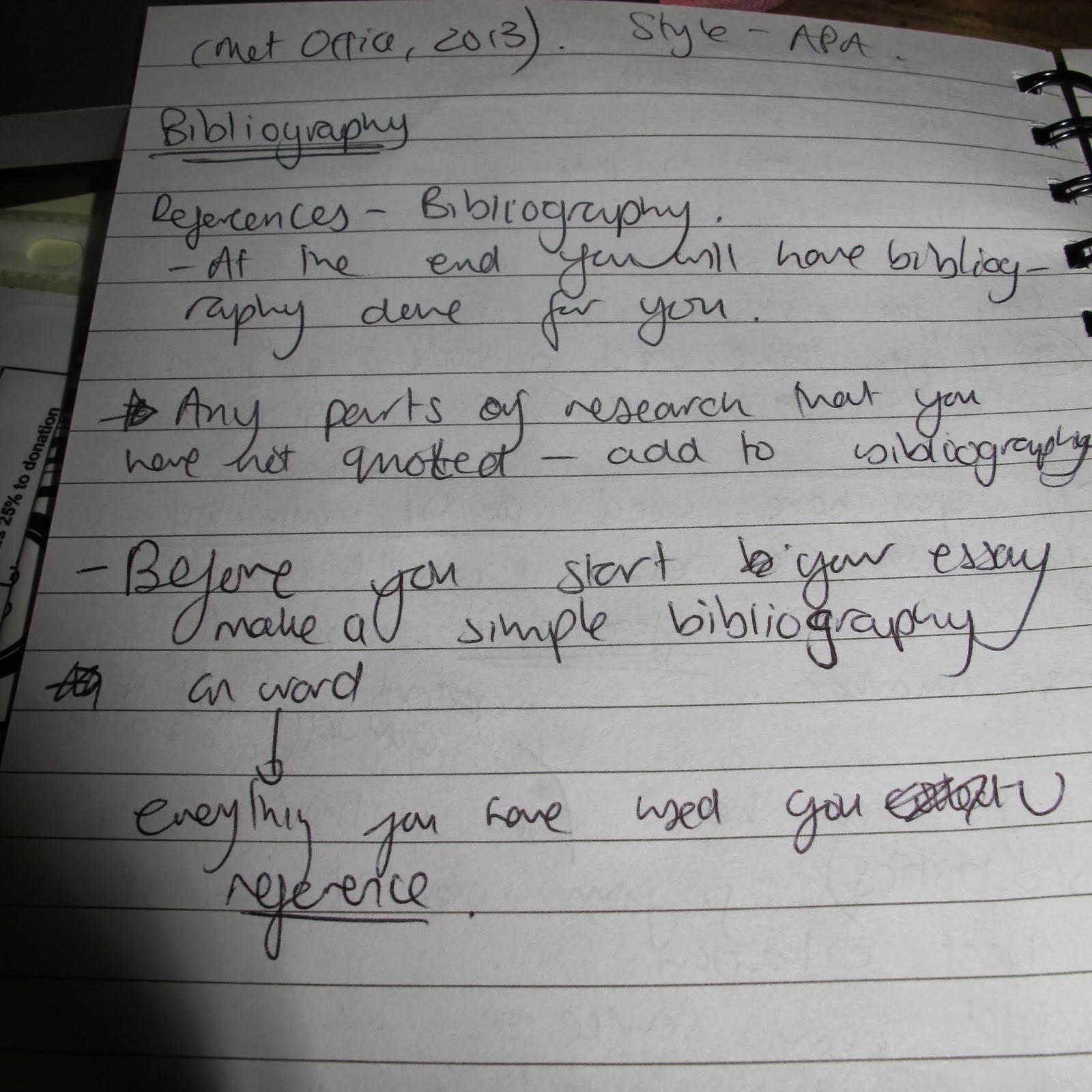 Rajani's EPQ: Referencing/Bibliography