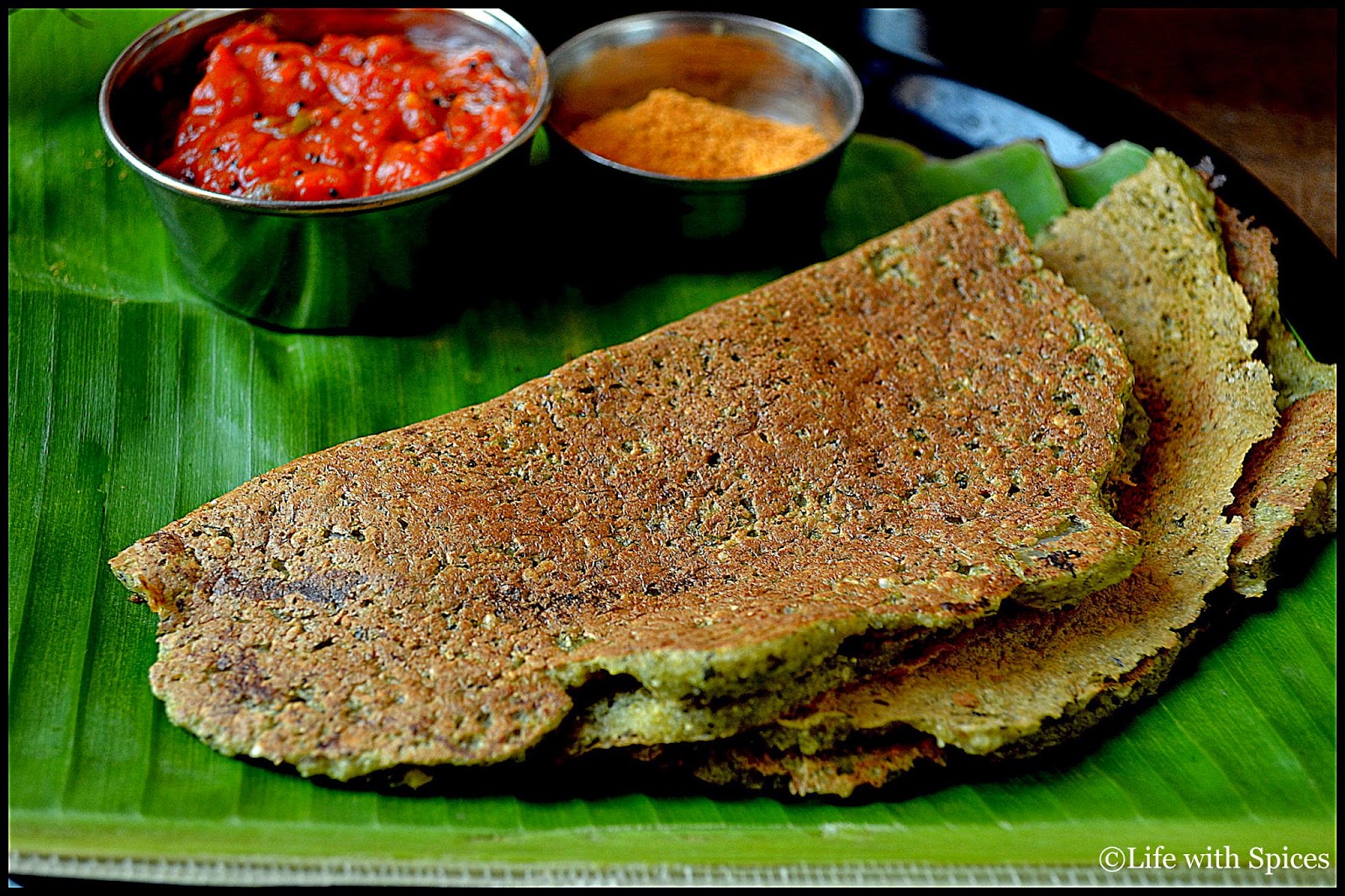 Life with spices: BROWN RICE ADAI | MURUNGAKEERAI ADAI