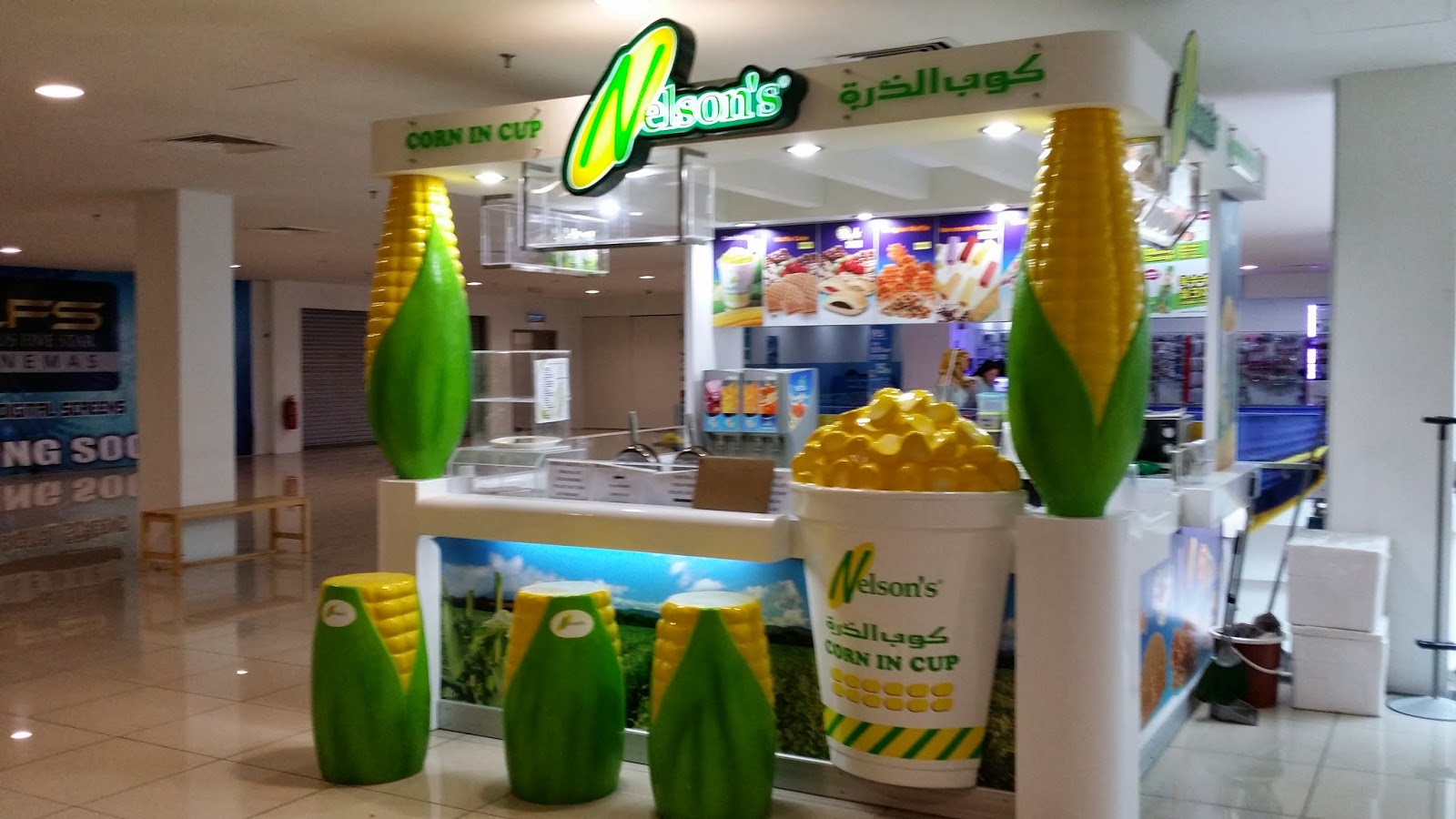 Xing Fu: CORN-THEMED DECOR FOR FOOD BOOTH