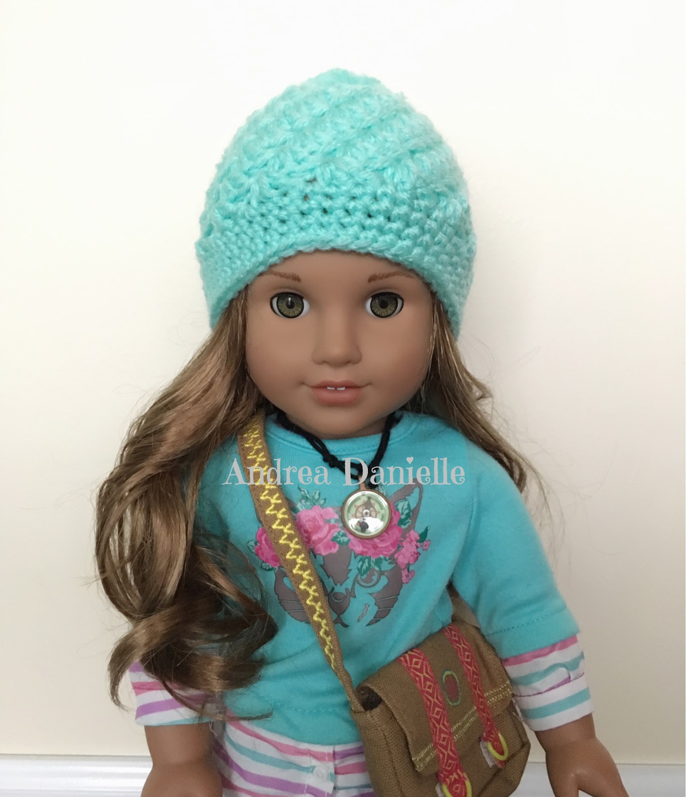 Payton Hat Crochet Pattern for American Girl or 18 inch Doll