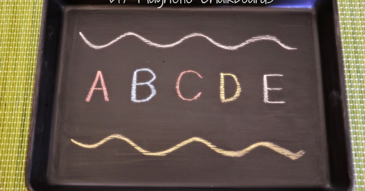 DIY Magnetic Chalkboard 3 Ways - Teacher Types