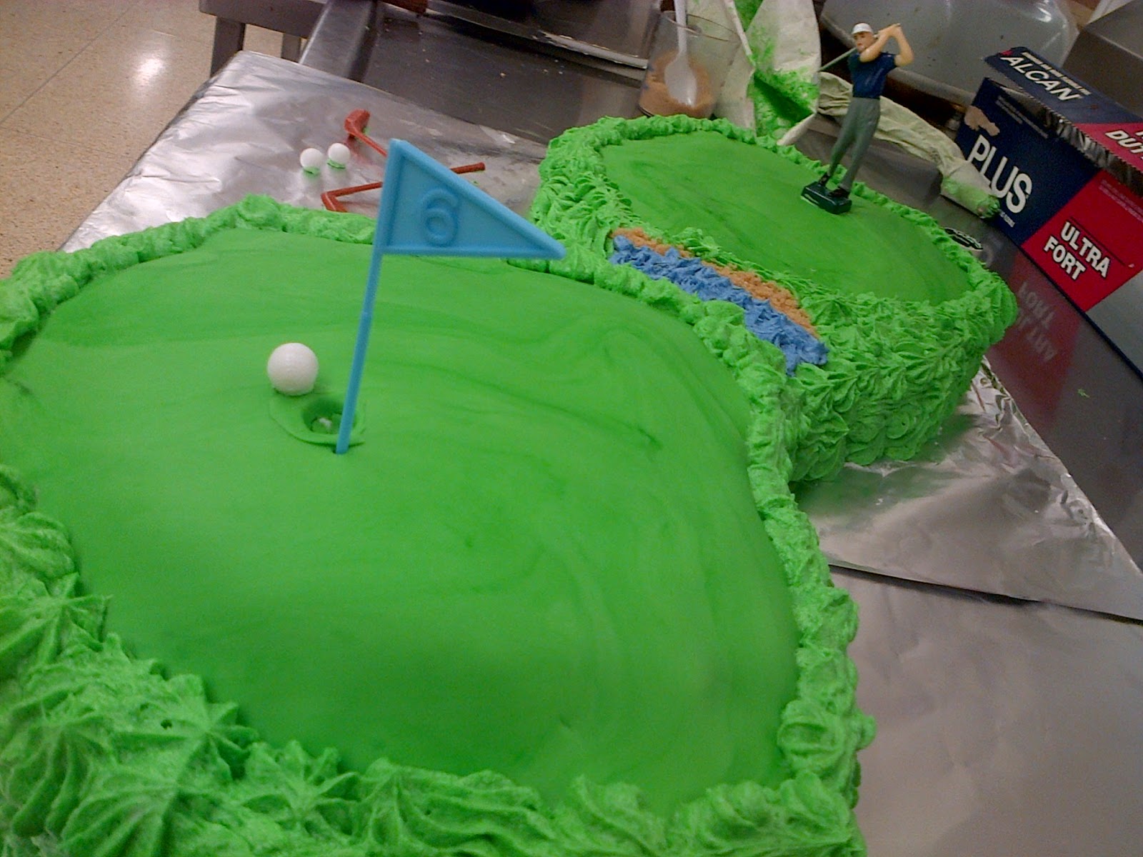 Wish Upon A Candle: Golf Course Cake