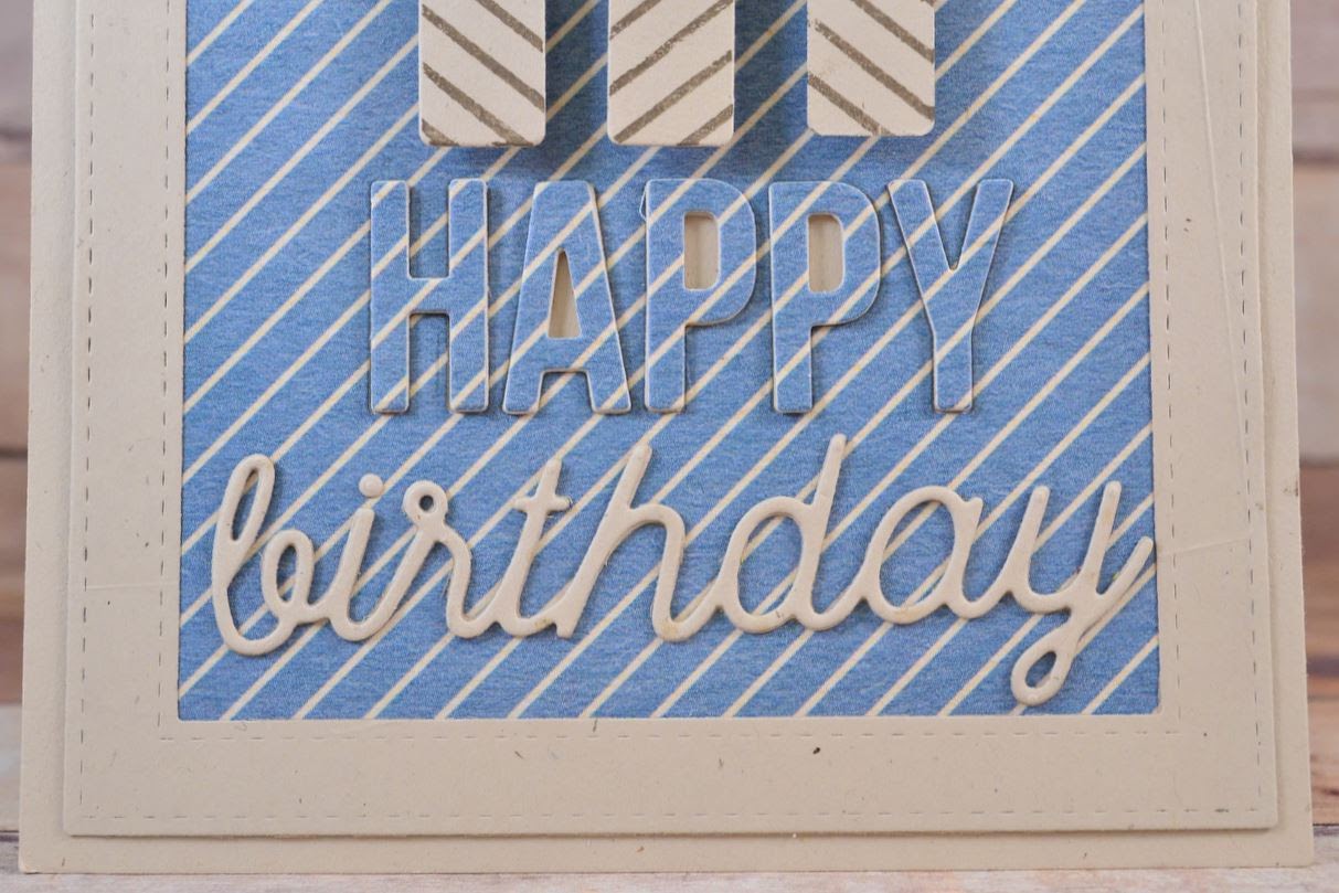 Carson's Creations: Raised Word Technique ~ Happy Birthday