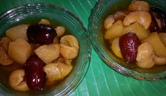 Cooking Pleasure: EZCR#99 - CHINESE PEAR, LONGAN & RED DATES DESSERT