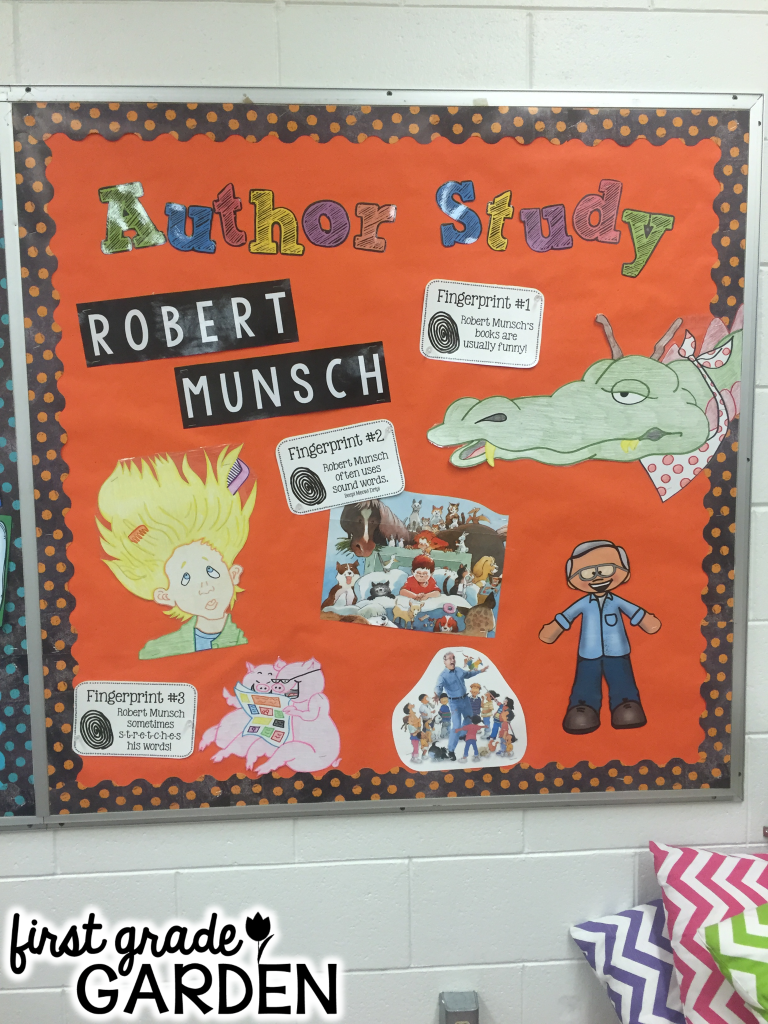 First Grade Garden: Daily Schedule - Author Study