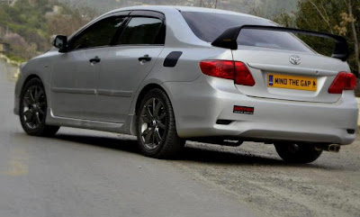 Modified Cars and Trucks: Corolla 2012 Modified With Black Hood