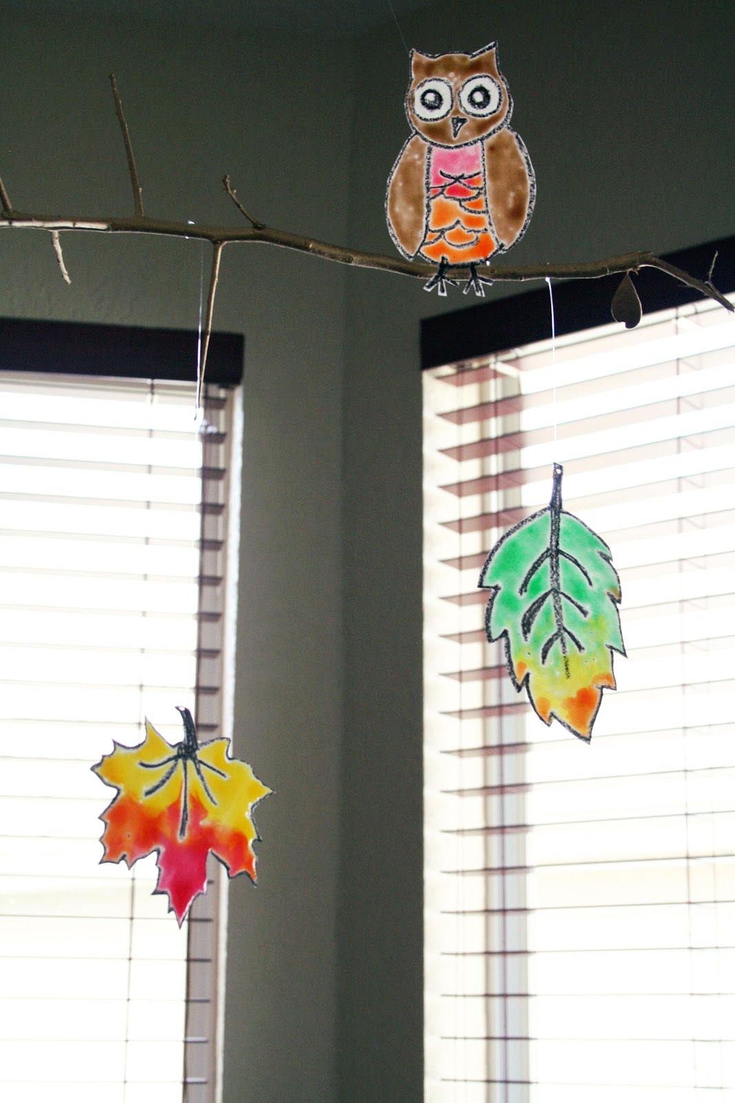 Buggie and Jellybean: DIY Fall Hanging Art
