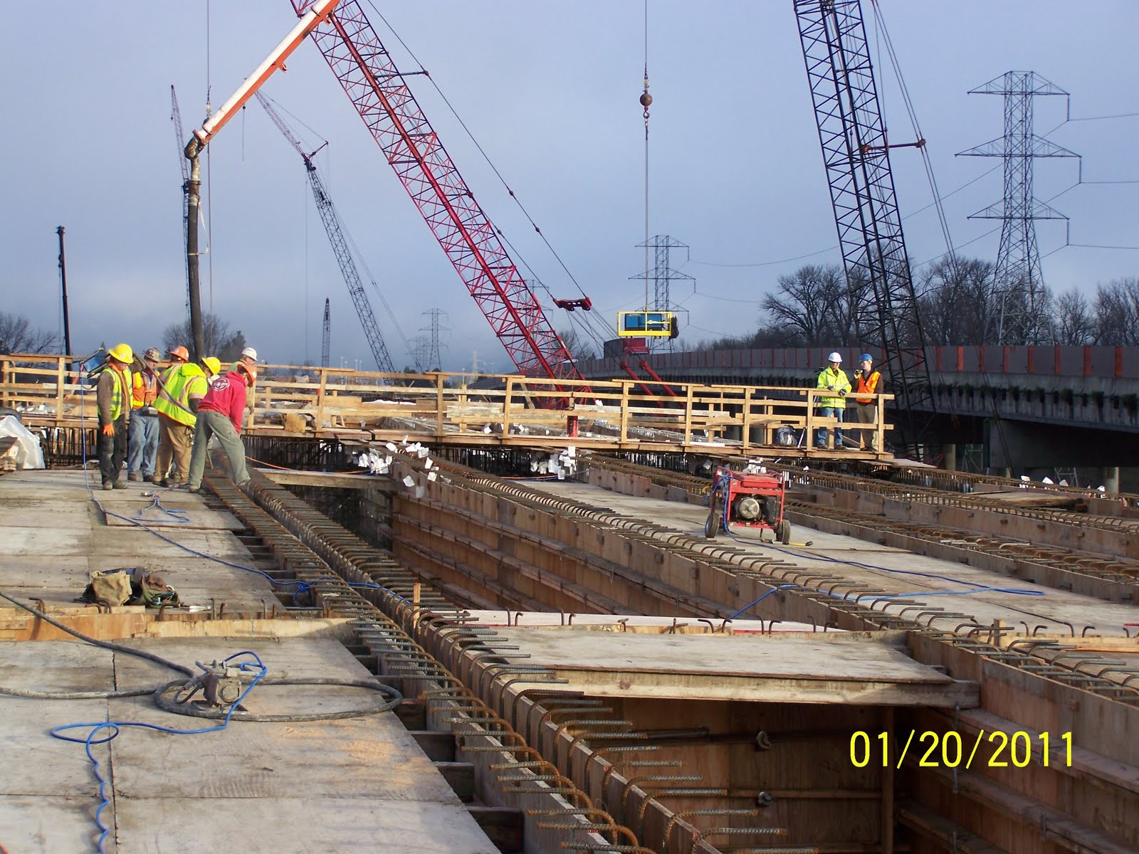 Project Establishment: Box girder beam bridge construction