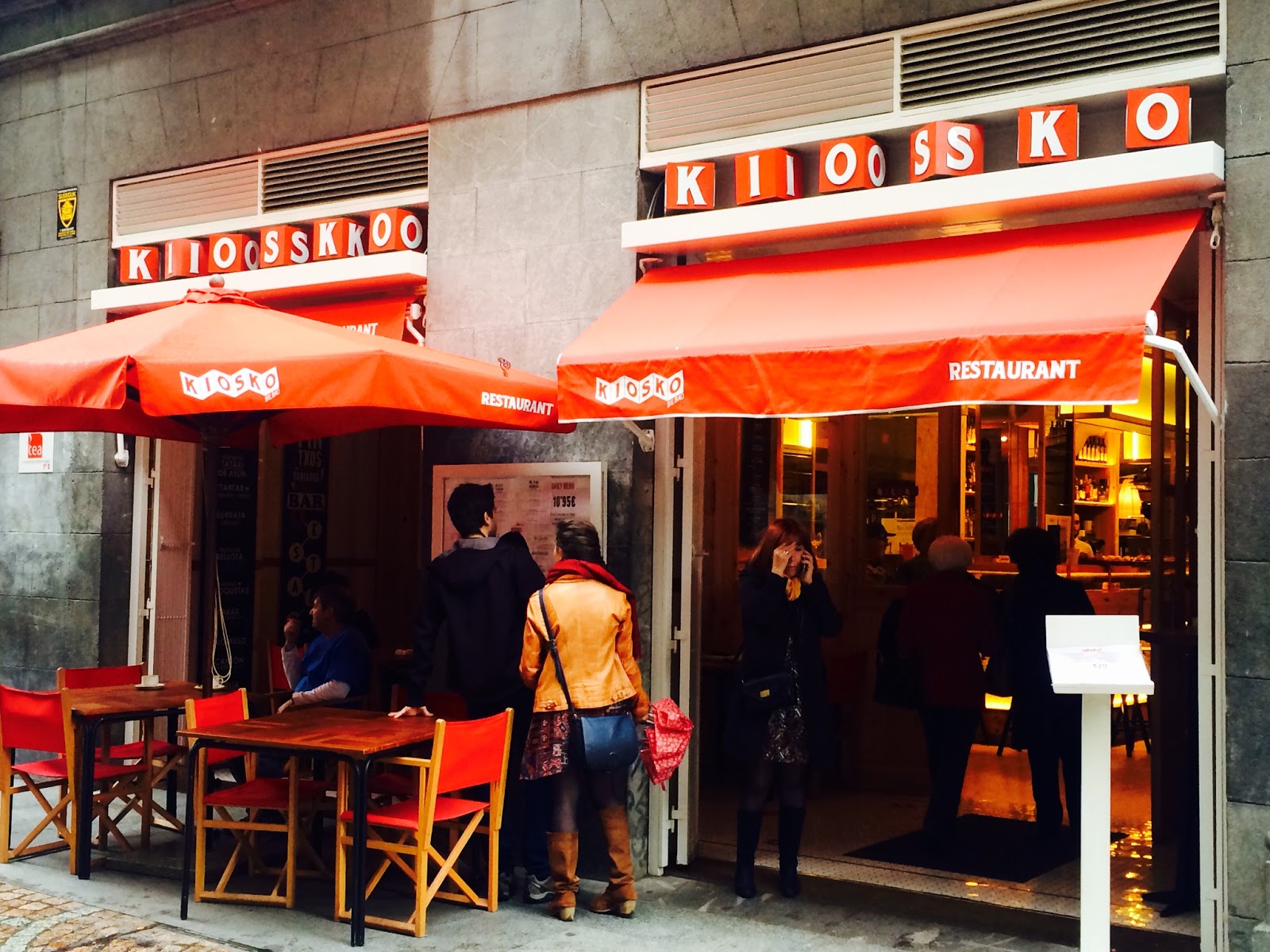 GastroCultura: Restaurante Kiosko en Bilbao