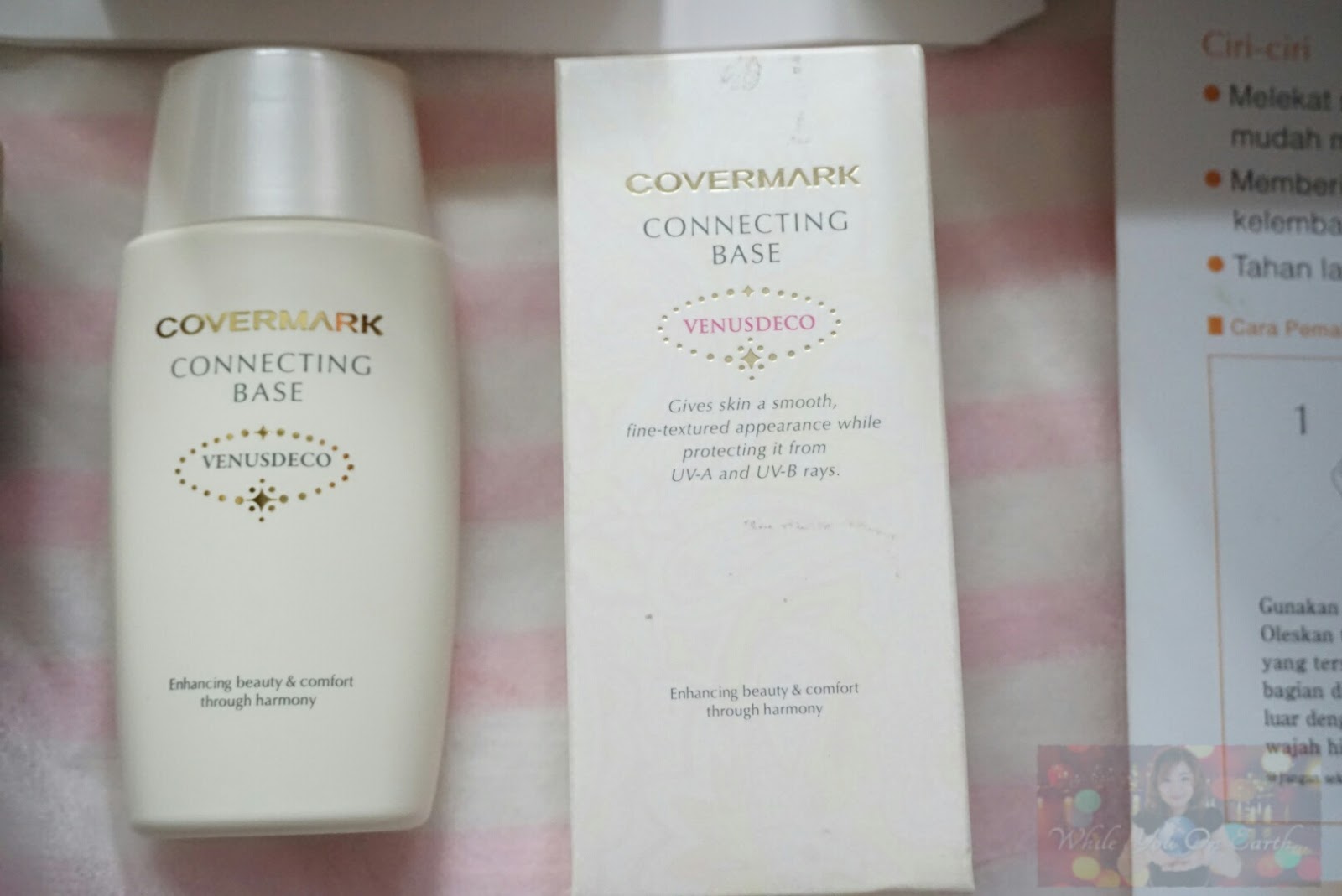 While you on earth..: COVERMARK Connecting Base