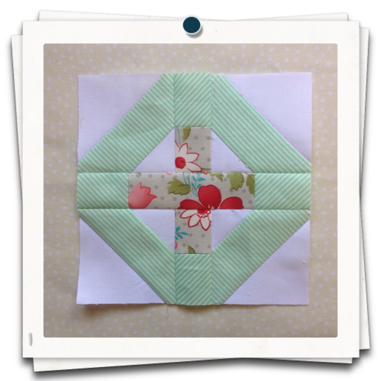 Chatelaine- Free BOW Sampler Quilt Block 69 - Threadbare Creations