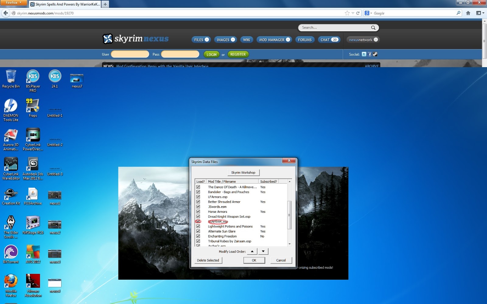 Modifications To Elder Scrolls V Skyrim: Installation