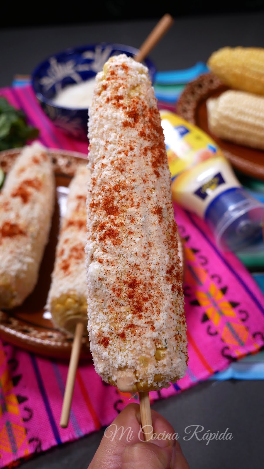 Elotes al Estilo Mexicano - Mi Cocina Rápida