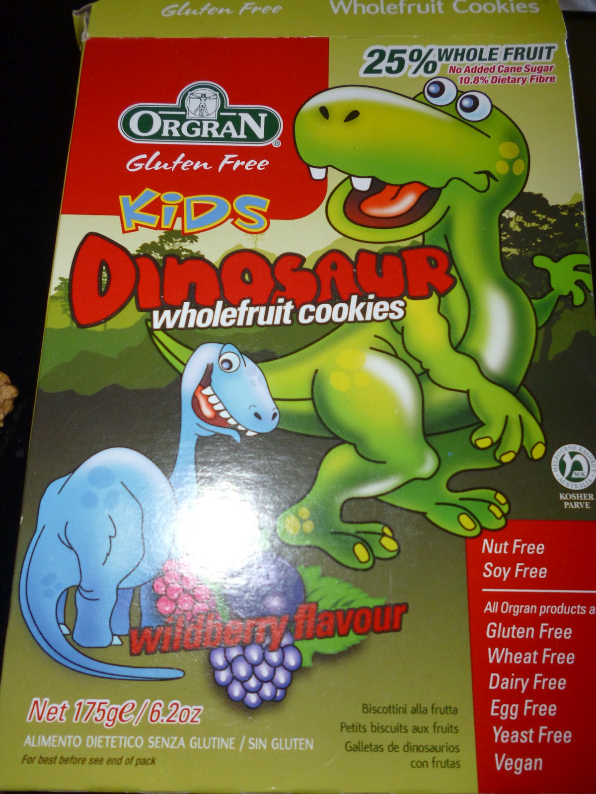 Madhouse Family Reviews: Orgran Gluten-Free Kids Dinosaurs Wholefruit ...