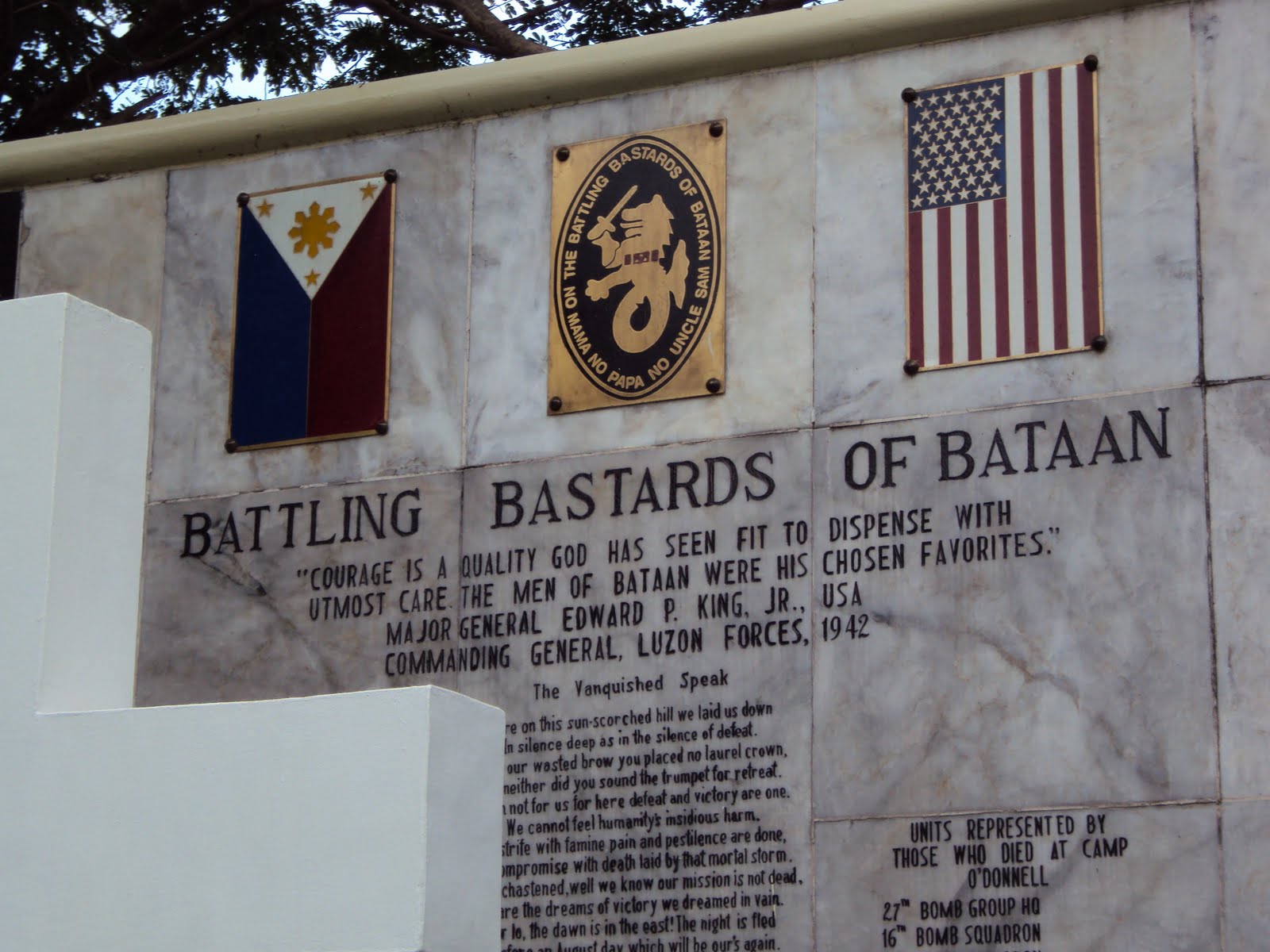 Bataan Death March and Camp O'Donnell