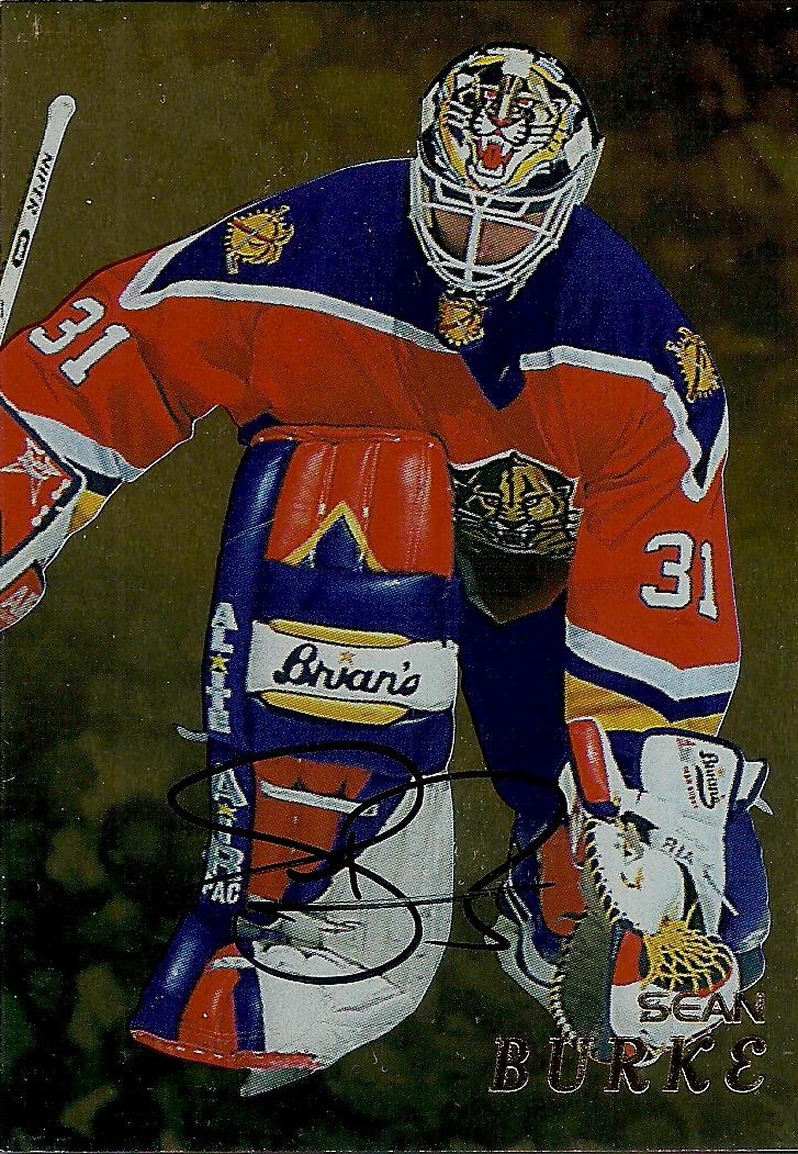 Hell's Valuable Collectibles: Sean Burke Autograph Card